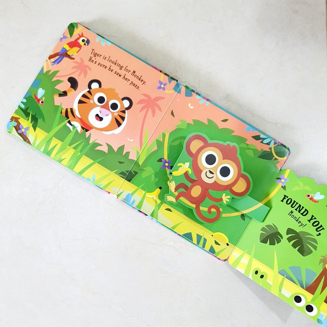 Hide-and-seek POP-UPS JUNGLE Book - Tiger, Hobbies & Toys, Books ...
