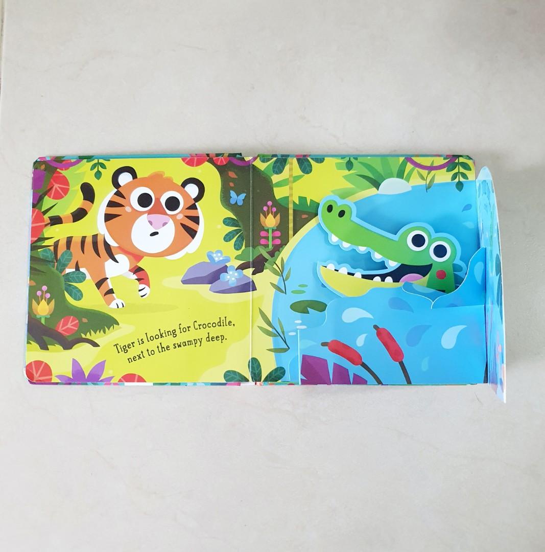 Hide-and-seek POP-UPS JUNGLE Book - Tiger, Hobbies & Toys, Books ...