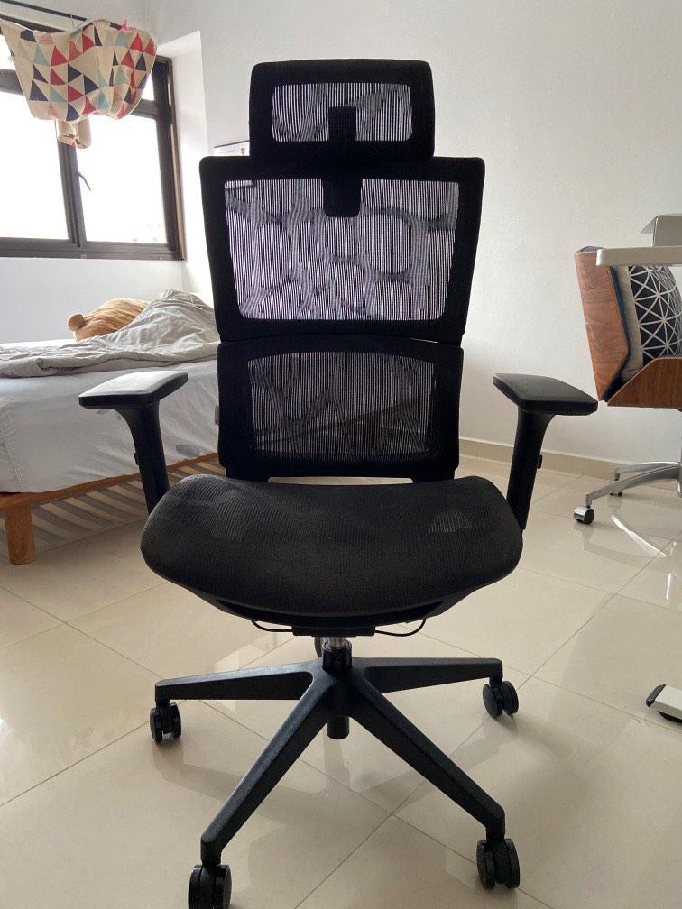 High back study chair, Furniture & Home Living, Furniture, Chairs on ...