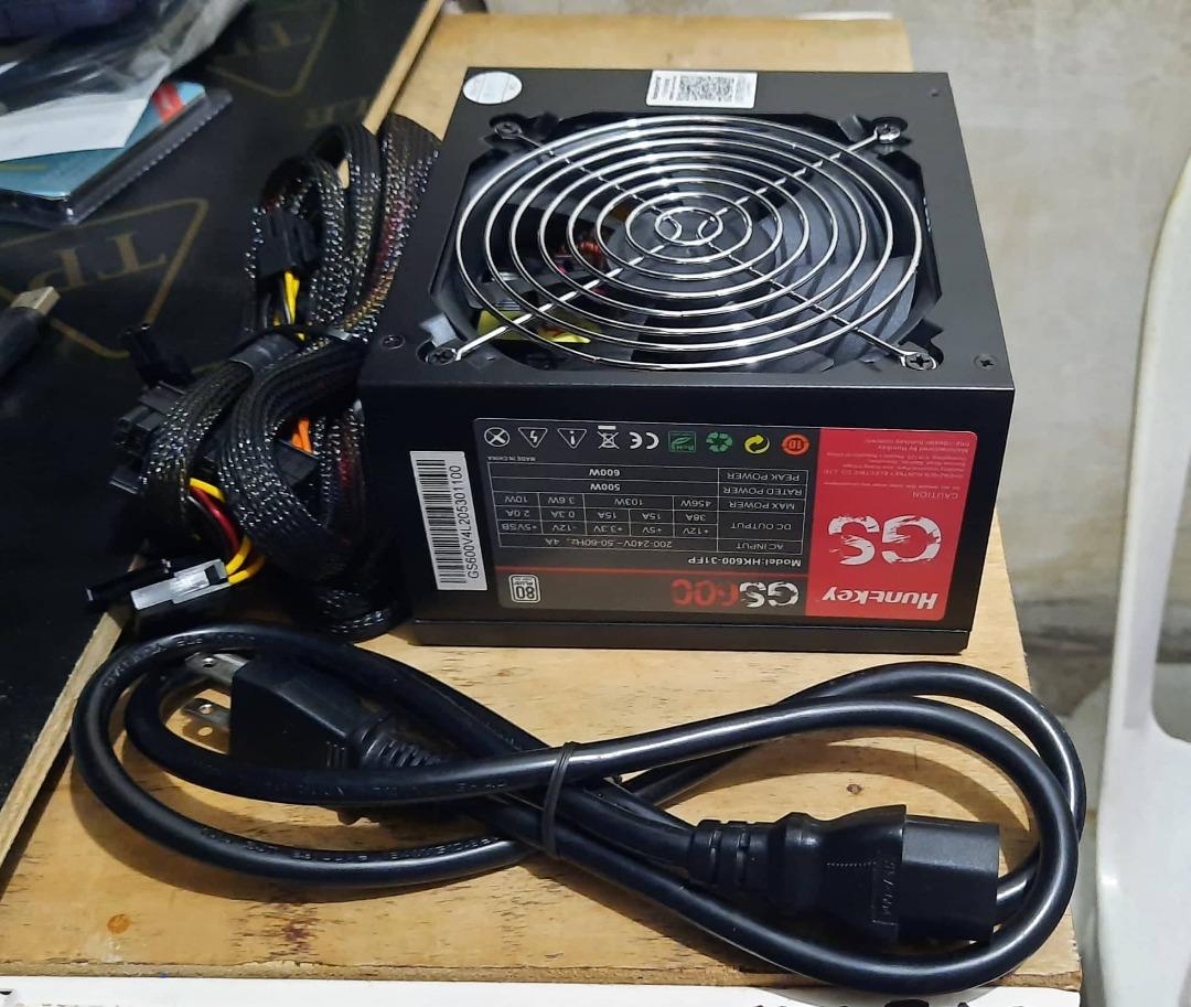 Huntkey GS600 80 Plus Bronze Gaming Powersupply Power Supply PSU, Computers & Tech, Parts ...