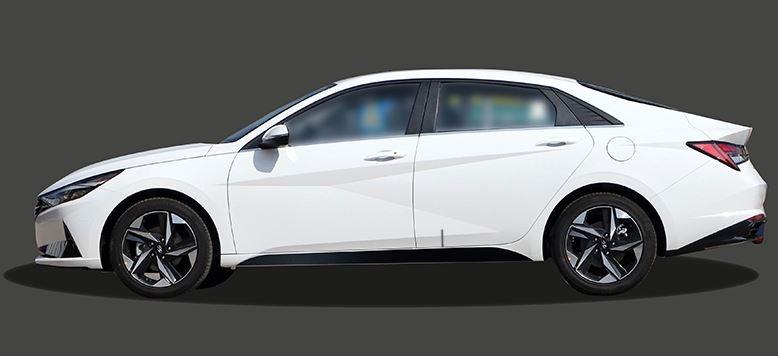 Hyundai Avante CN7 Body Side Skirt Decorative Strips High Quality Vinyl ...