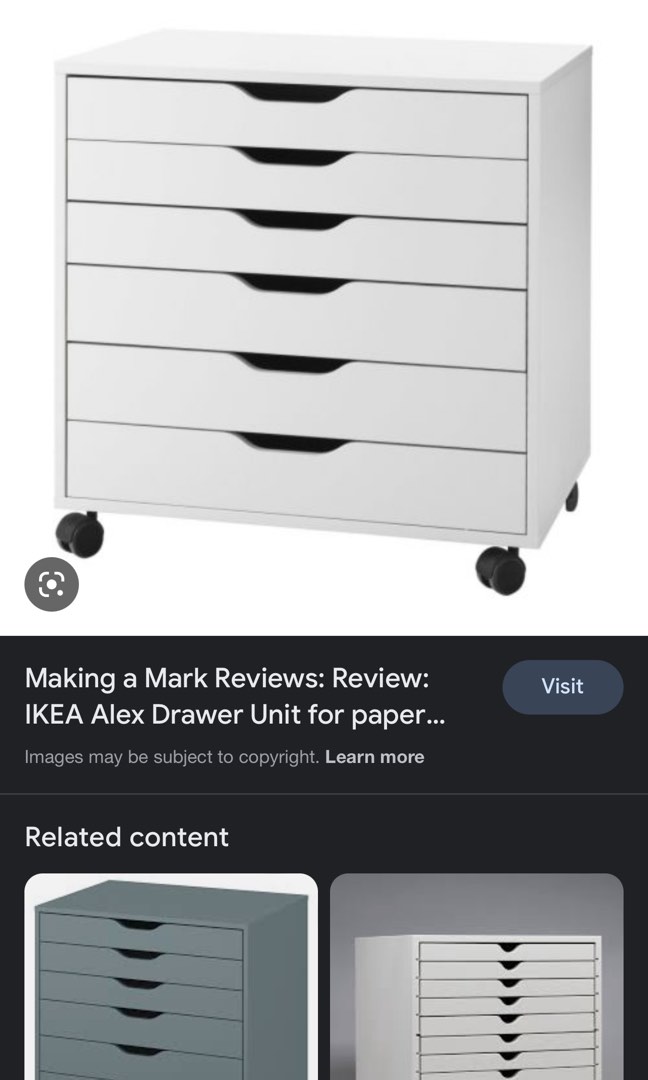 IKEA Alexa Drawer without castor, Furniture & Home Living, Furniture ...