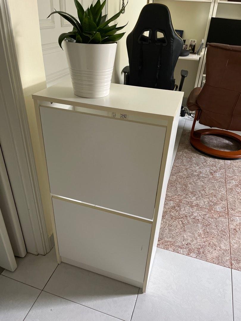 IKEA BISSA shoes cabinet, Furniture & Home Living, Furniture, Shelves ...