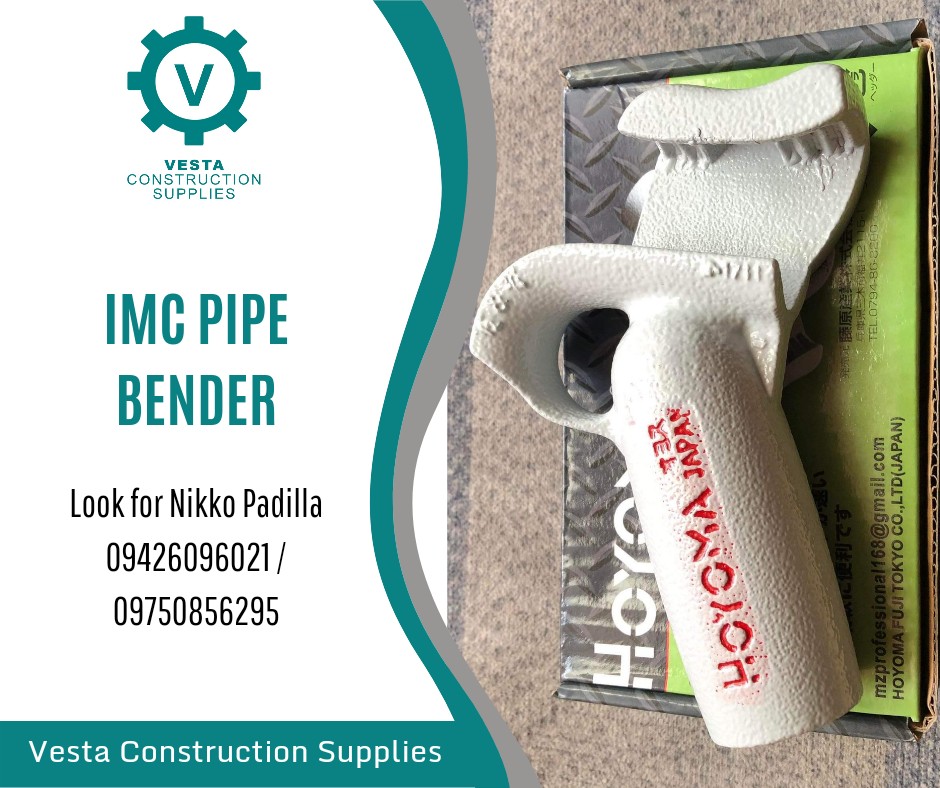 IMC PIPE BENDER, Commercial & Industrial, Construction Tools ...