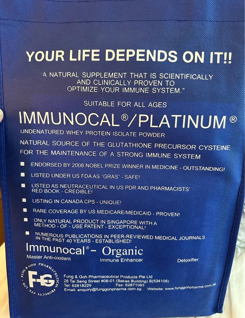 Immunocal Platinum 58 sachets, Health & Nutrition, Health Supplements ...