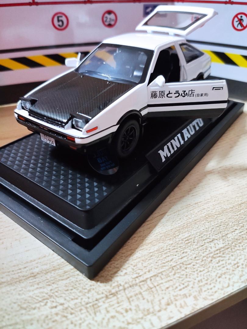 Initial D Toyota AE86 Trueno Diecast Car, Hobbies & Toys, Toys & Games ...