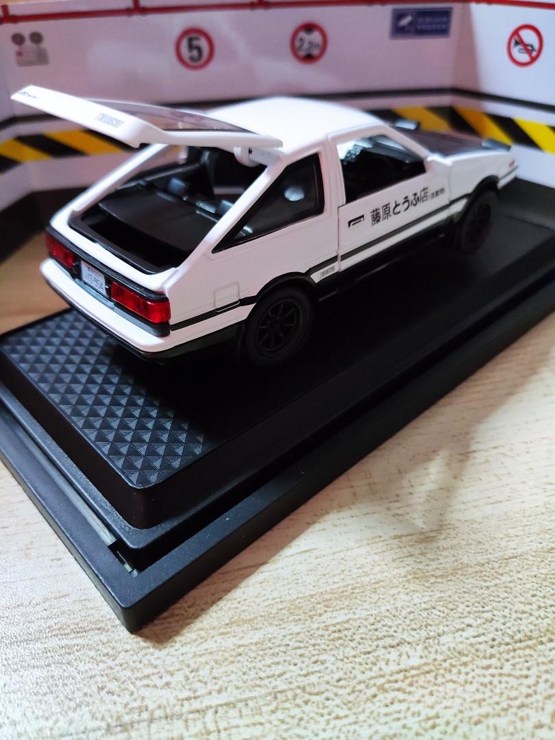 Initial D Toyota AE86 Trueno Diecast Car, Hobbies & Toys, Toys & Games ...