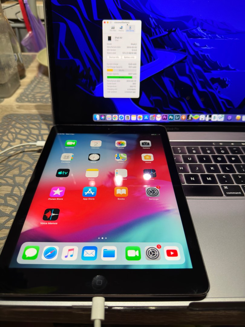 iPad Air 1 WIFI iPadOS 12.5.6, Mobile Phones & Gadgets, Tablets, iPad ...