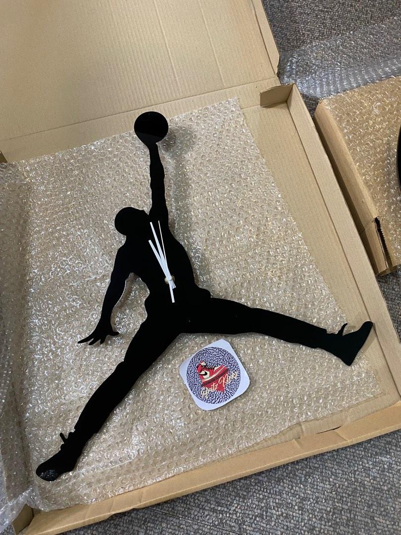 Jumpman & Swoosh Clock, Furniture & Home Living, Home Decor, Clocks on ...