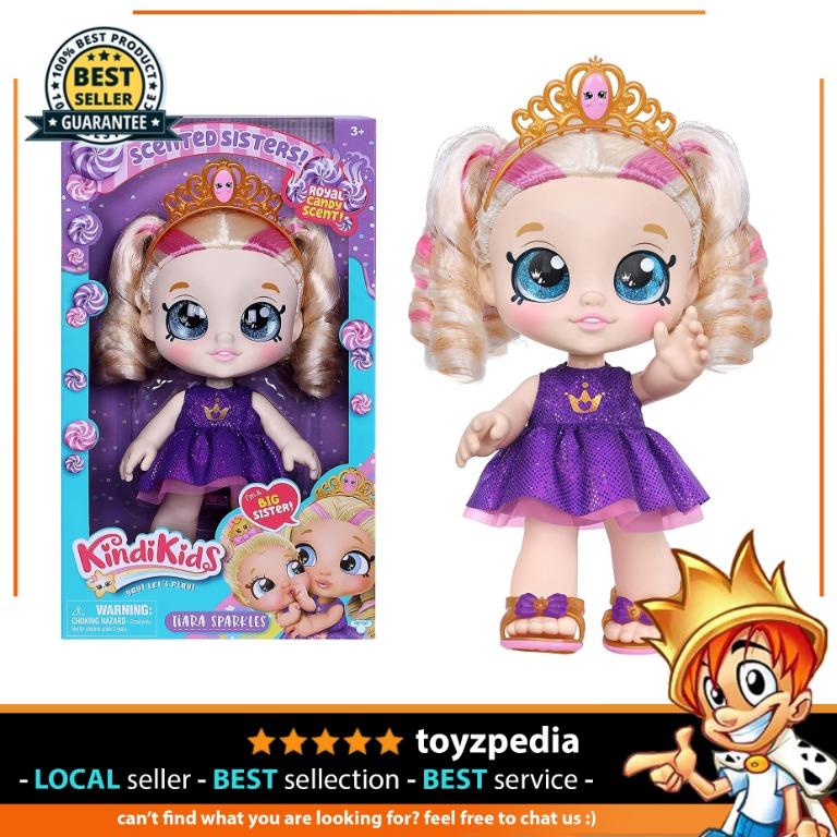 Kindi Kids Scented Sisters - Pre-School 10 " Play Doll - Tiara Sparkles ...