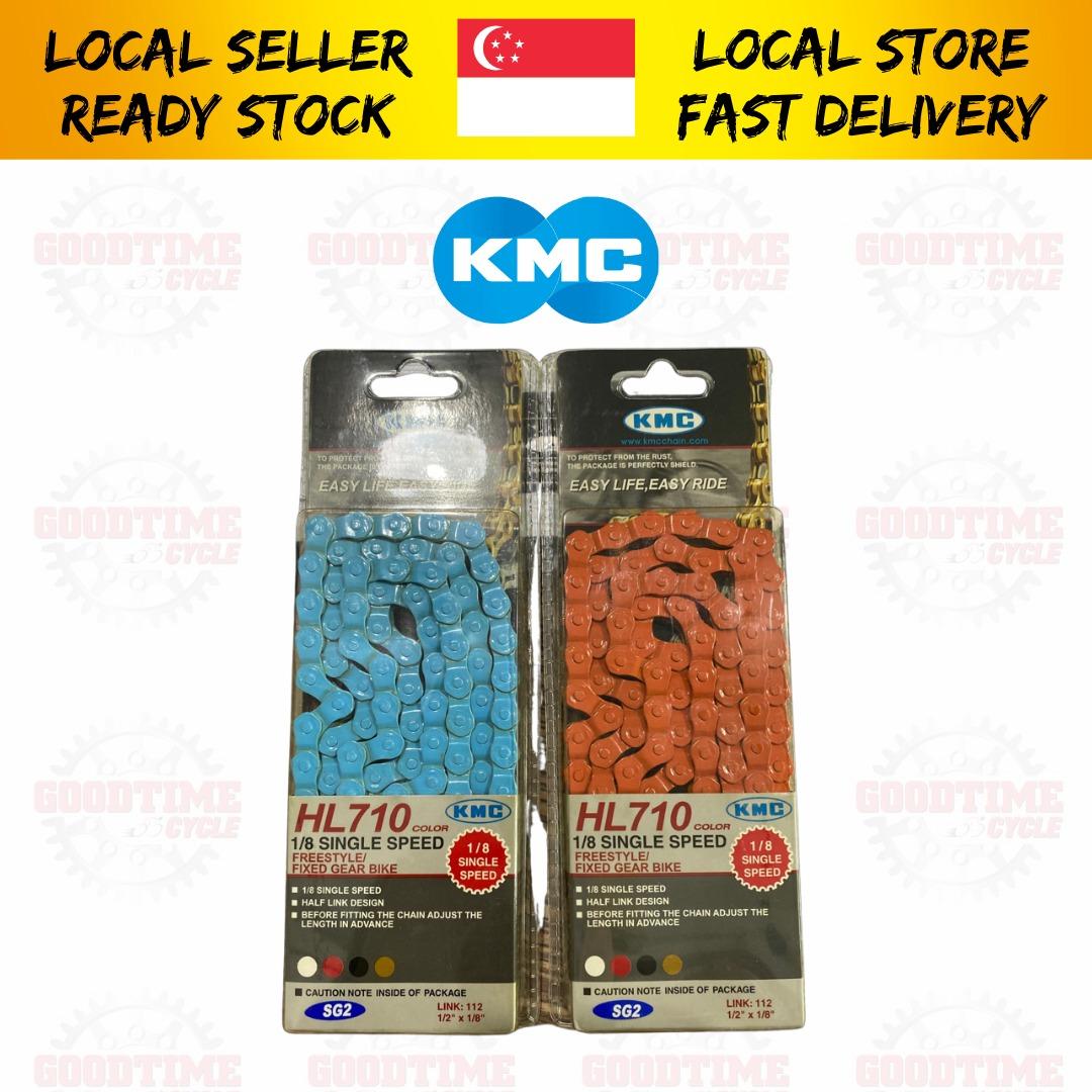 KMC HL710 Half-Link Single Speed Bicycle Bike Chain, Sports Equipment, Bicycles & Parts, Parts ...