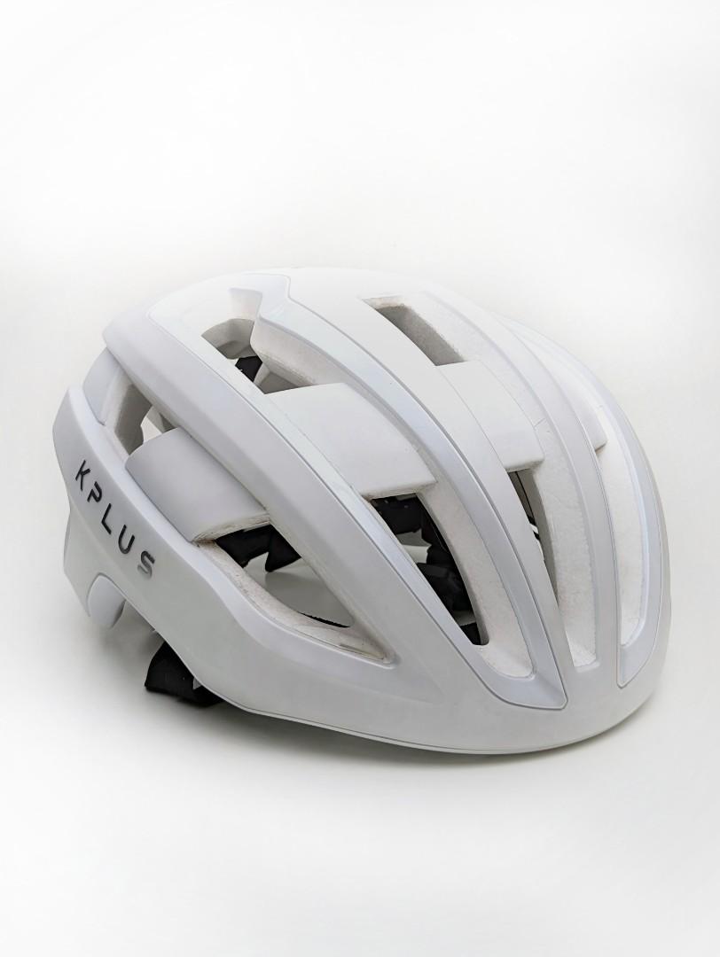 KPLUS Nova AWS (All White) Helmet, Sports Equipment, Bicycles & Parts, Bicycles on Carousell