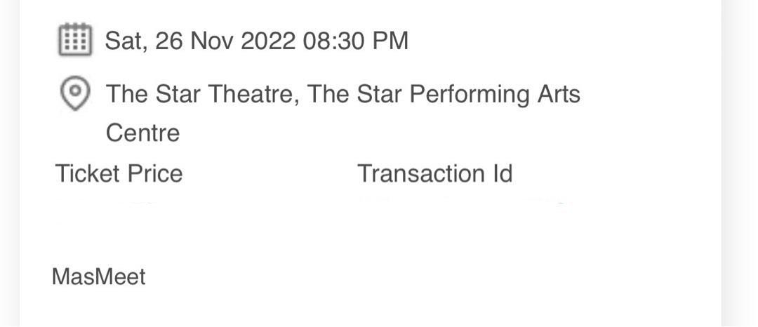 Kugiran Masdo Live Concert @ Star Theatre Meet & Greet Tix, Tickets ...