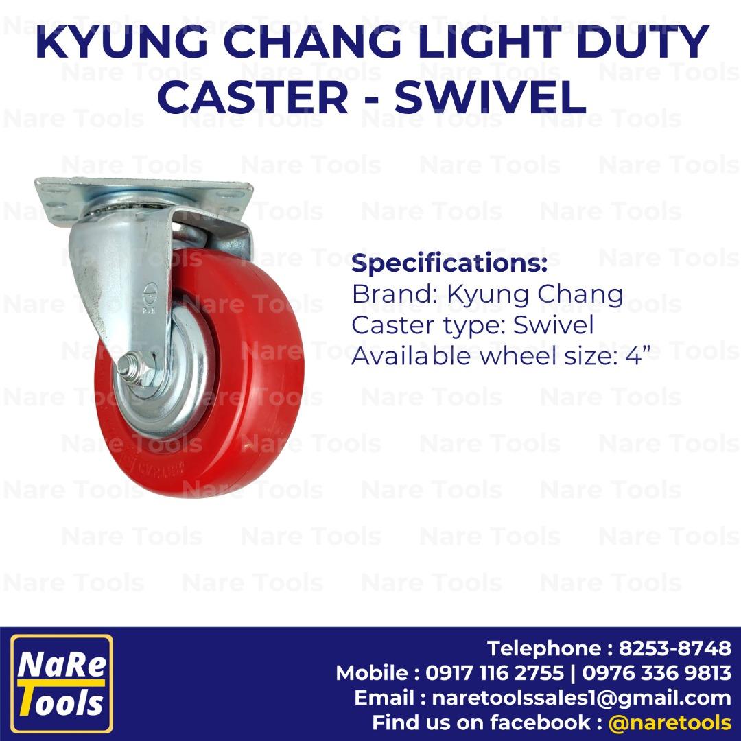 Kyung Chang Light Duty Caster - Swivel, Commercial & Industrial ...
