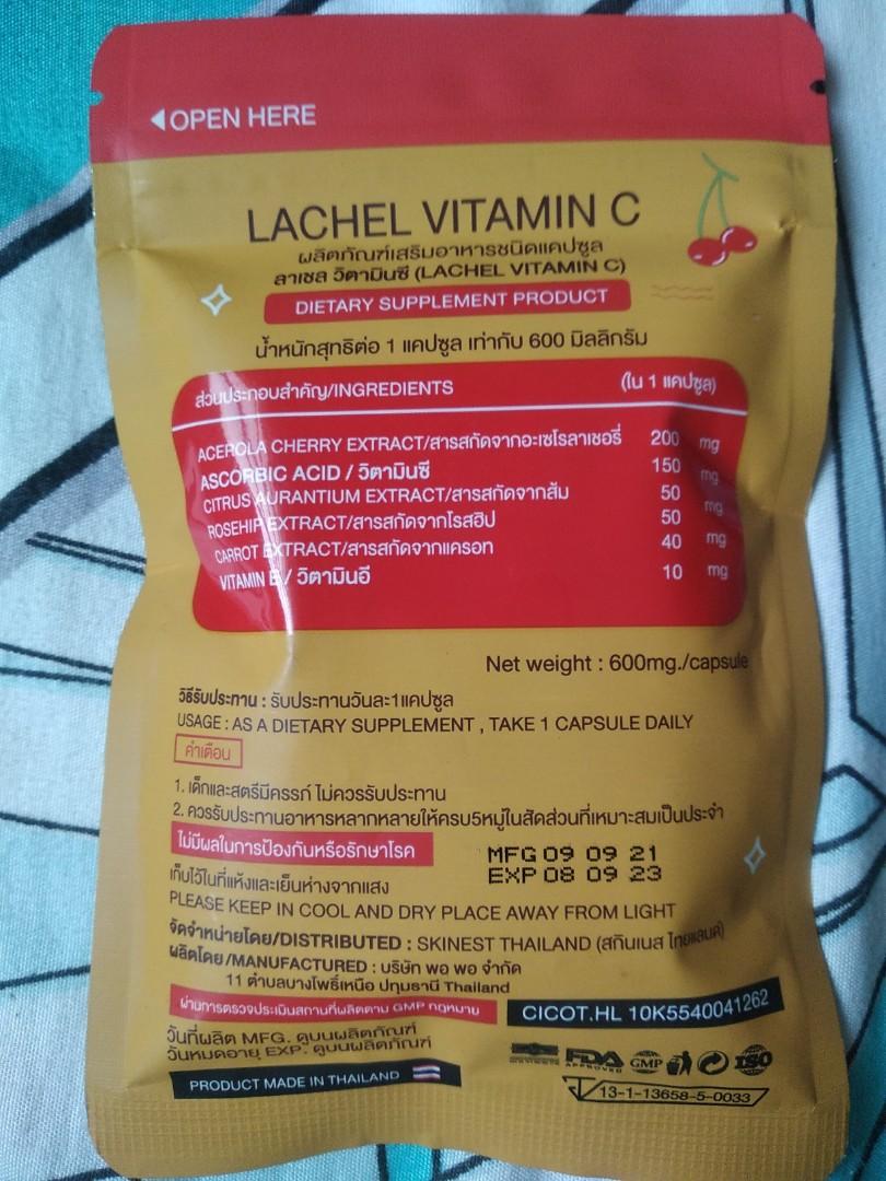 Lachel vitamin C, Health & Nutrition, Health Supplements, Vitamins ...
