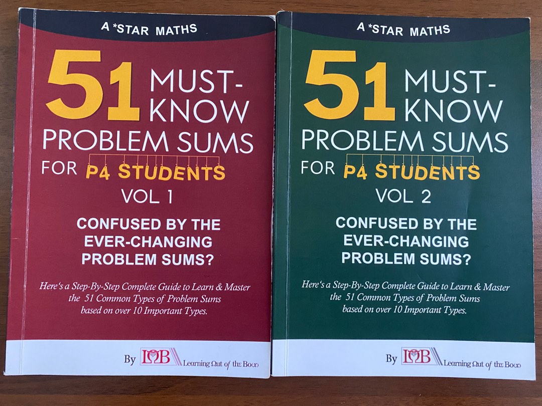 Learning Out of the Box Math - 51 Must Know Problem Suns for P4 ...