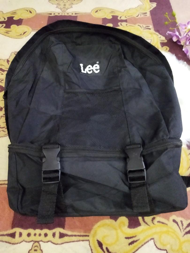 Lee backpack tapak 35cm, Men's Fashion, Bags, Backpacks on Carousell