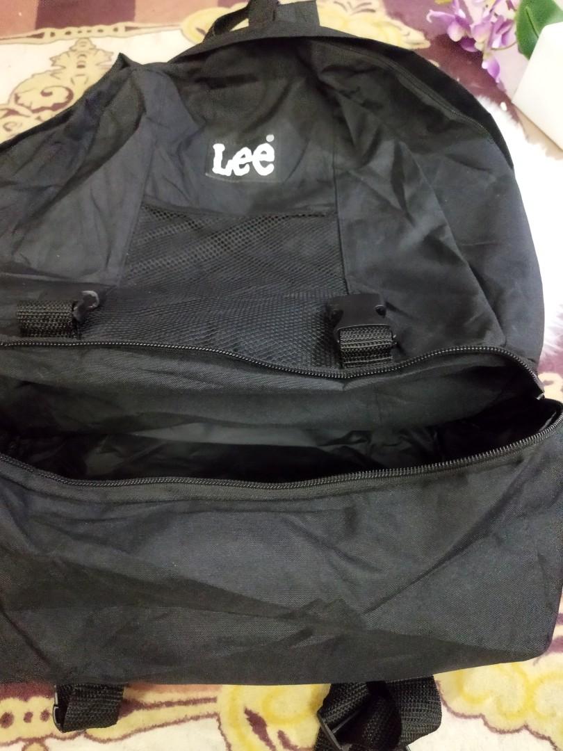 Lee backpack tapak 35cm, Men's Fashion, Bags, Backpacks on Carousell