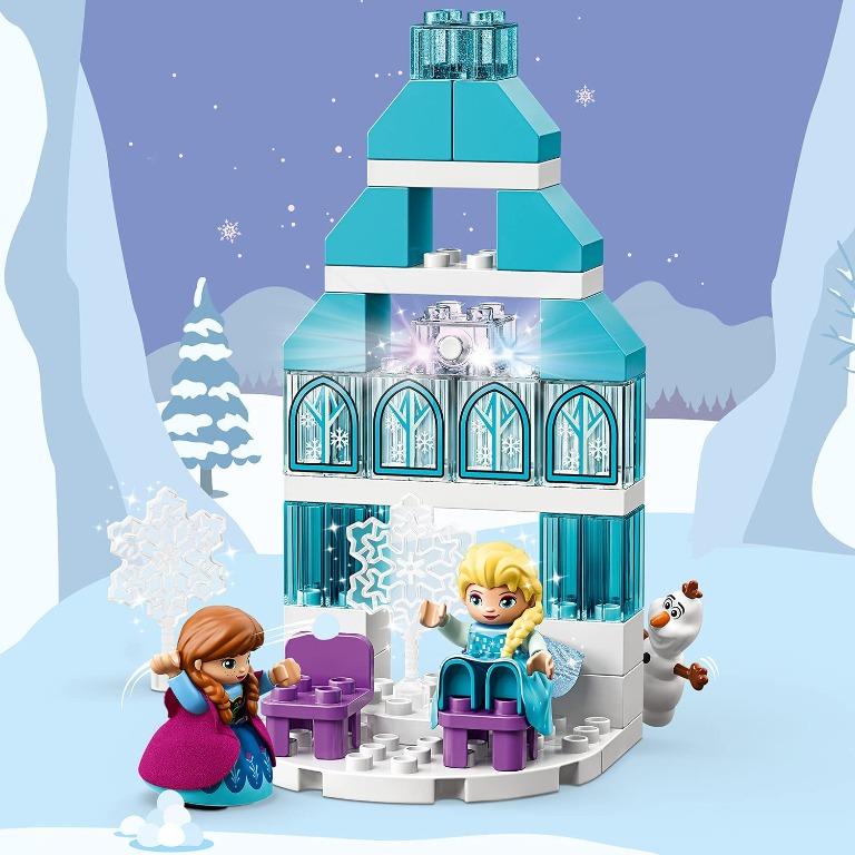 LEGO DUPLO Frozen Ice Castle Building Kit, 59 Pieces, Hobbies & Toys ...