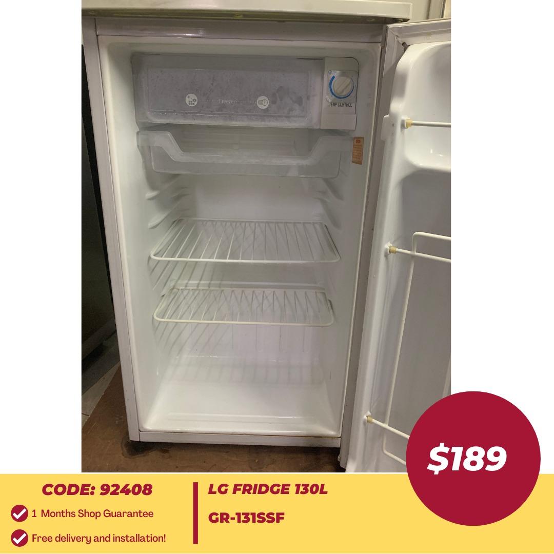 LG Fridge 130L GR-131SSF (92408), TV & Home Appliances, Kitchen ...