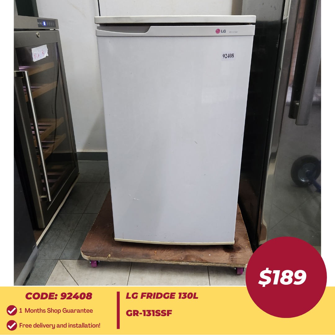 LG Fridge 130L GR-131SSF (92408), TV & Home Appliances, Kitchen ...