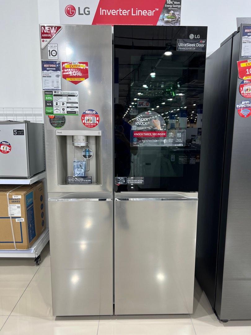 LG INSTAVIEW SIDE BY SIDE FRIDGE, TV & Home Appliances, Kitchen ...
