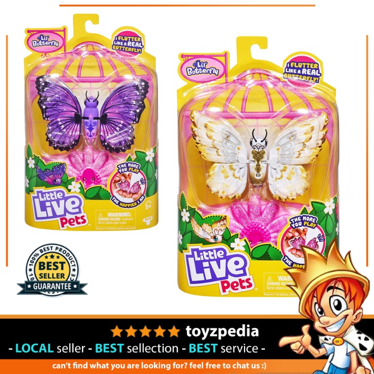 Little Live Pets Lil' Butterfly Single Pack - Angelic Wings / Rare ...