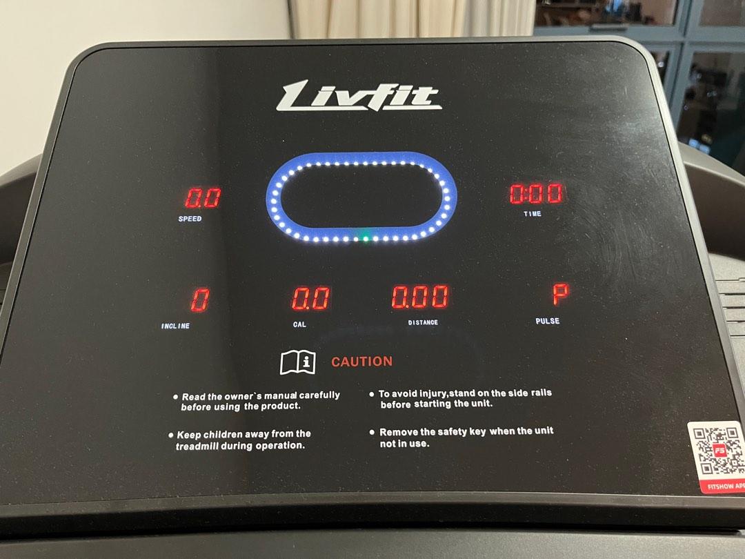 Livfit Treadmill GTS6 150kg capacity, Sports Equipment, Exercise ...