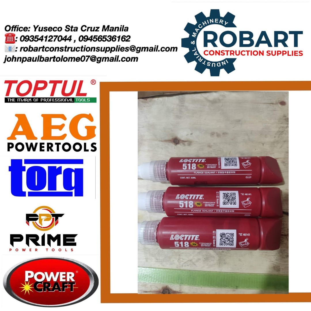 Loctite 518 flange sealant, Commercial & Industrial, Construction Tools ...