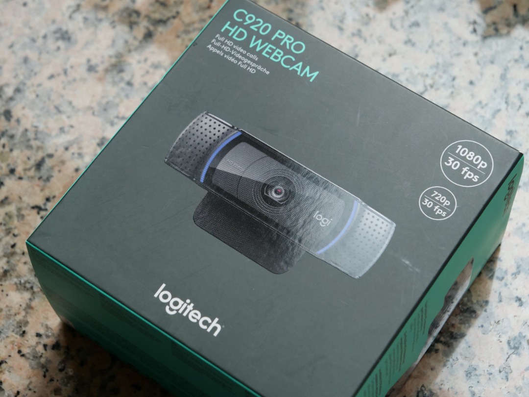 Logitech C920 全新 網路攝影機WEBCAM ZOOM, 電腦＆科技, 商務用科技產品 - Carousell