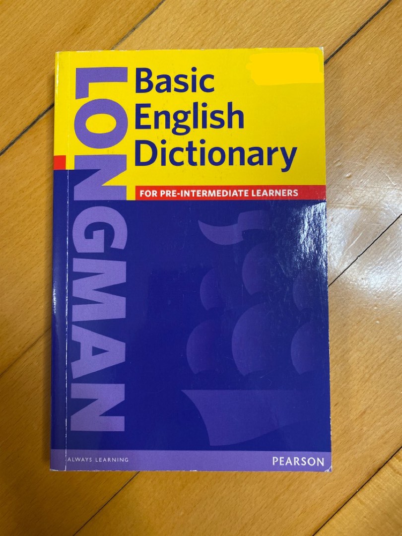 Longman Basic English Dictionary, 興趣及遊戲, 書本 & 文具, 教科書 - Carousell