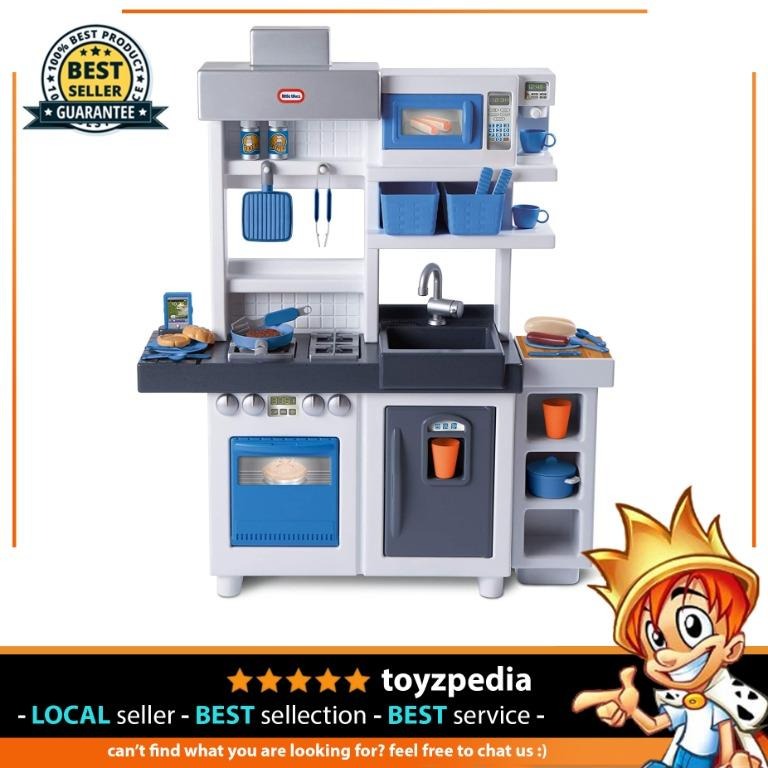 (Made in USA) Little Tikes Ultimate Cook Kitchen pretend play chef ...