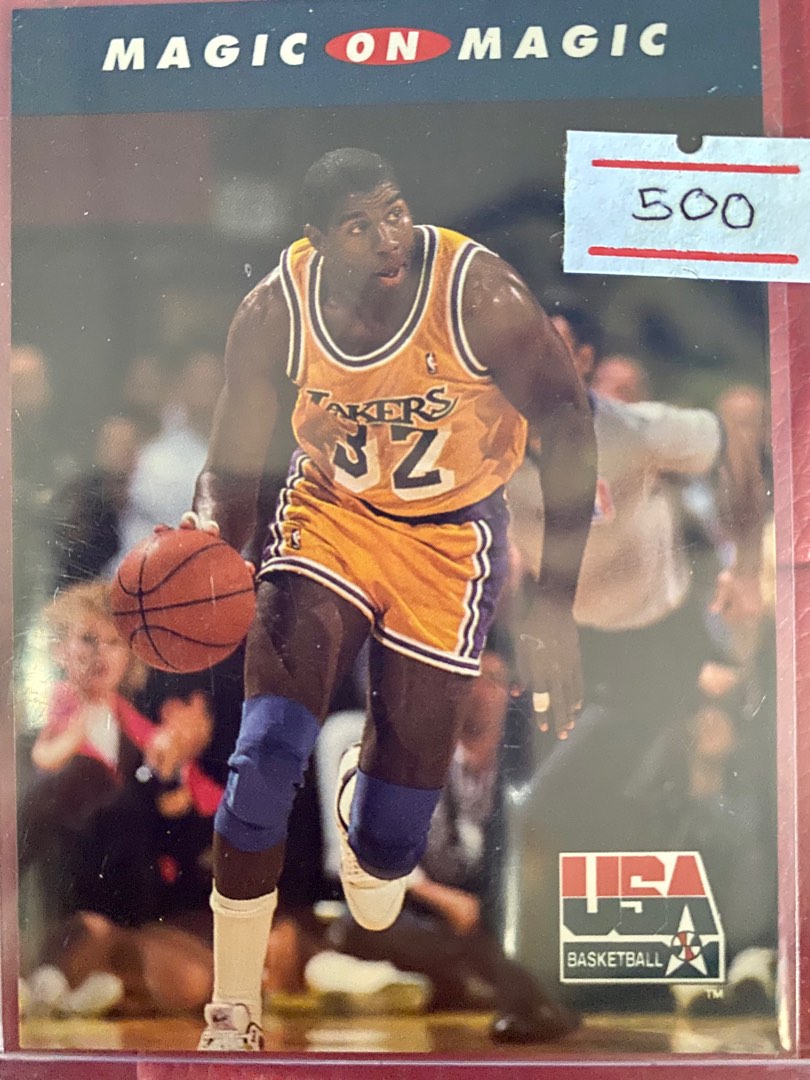 Magic Johnson Magic on Magic NBA Card, Hobbies & Toys, Memorabilia ...