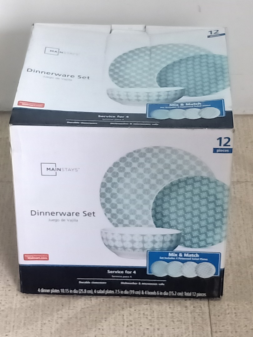 MAINSTAYS DINNERWARE SET, Furniture & Home Living, Kitchenware ...