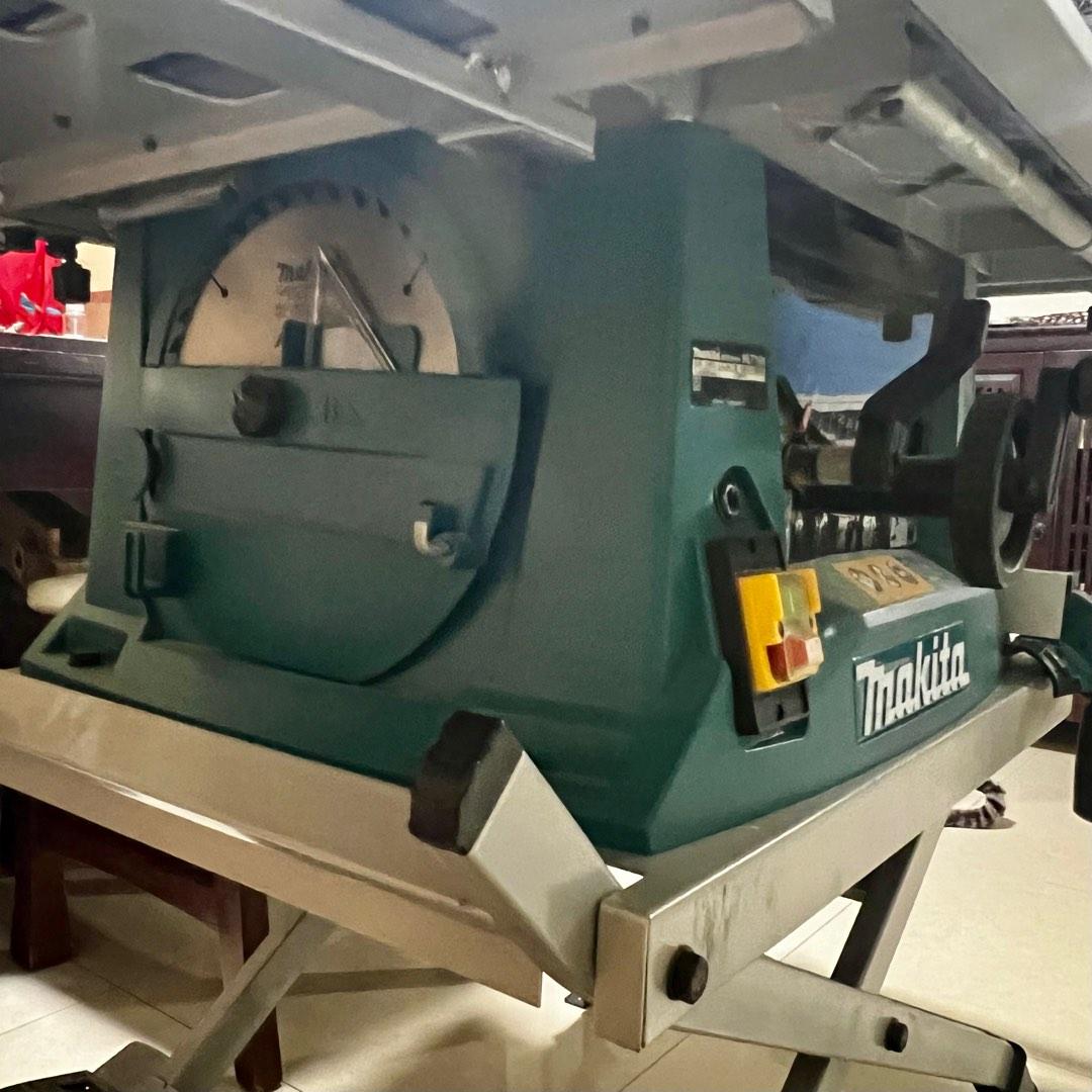 Makita Table Saw (MLT100) with Stand, Hobbies & Toys, Stationery ...