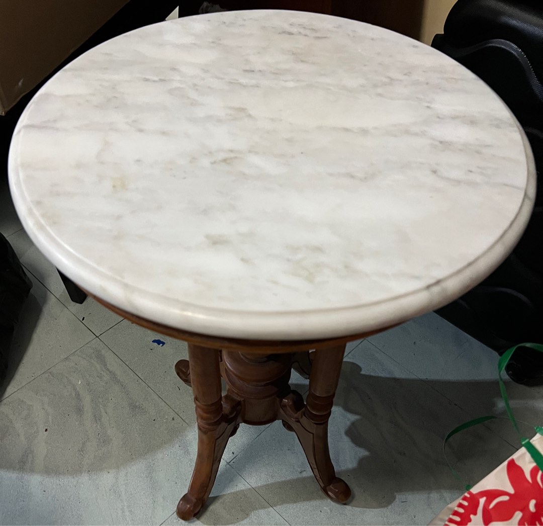 Marble table, Furniture & Home Living, Furniture, Tables & Sets on ...