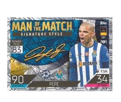 Match Attax 2022-23 Pepe Signature card, Hobbies & Toys, Memorabilia ...