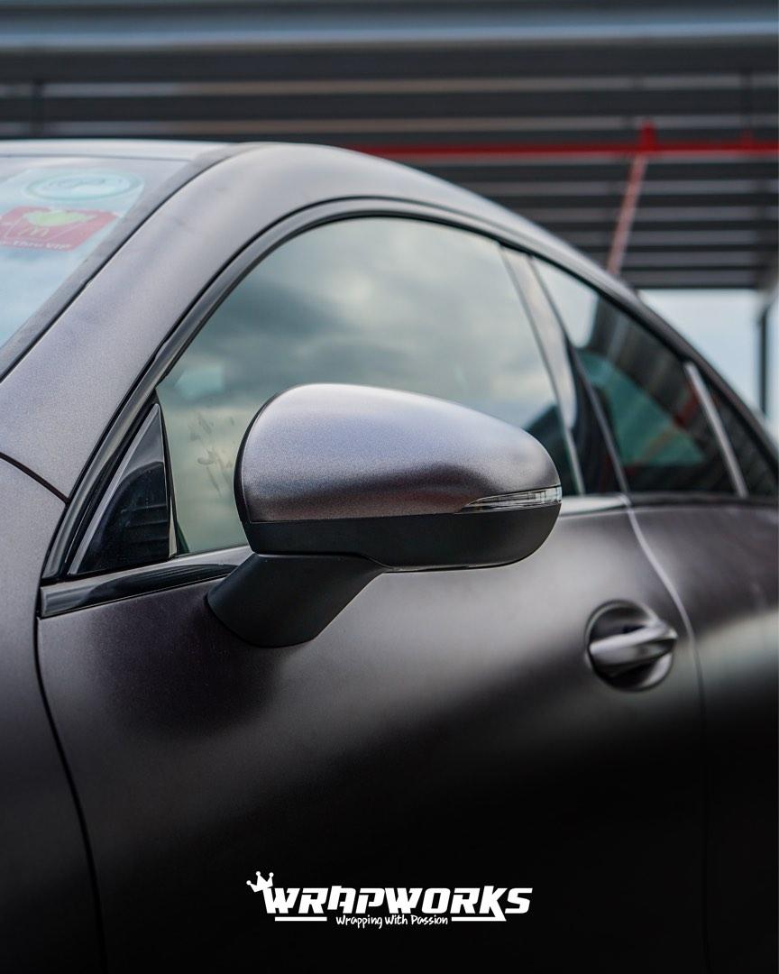 Mercedes CLA - Satin Dark Grey Full Wrap / Vinyl Wrap, Car Accessories ...