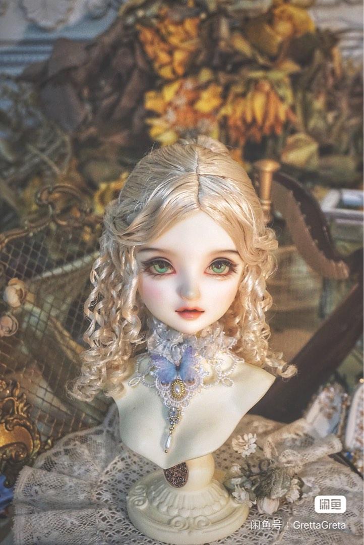 【Miss Galante】EMMA BJD 1/3 手改毛 三分假髮 Miss Galante 漏大哥 8-9 inch, 興趣及遊戲, 玩具 & 遊戲類 - Carousell