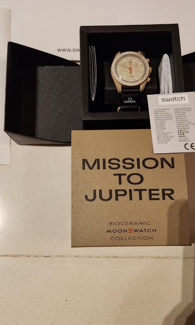 Mission to Jupiter Swatch x Omega, Luxury, Watches on Carousell