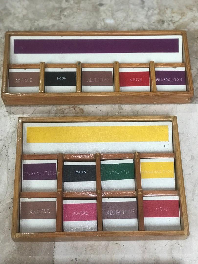 Montessori Grammar Box, Hobbies & Toys, Toys & Games on Carousell