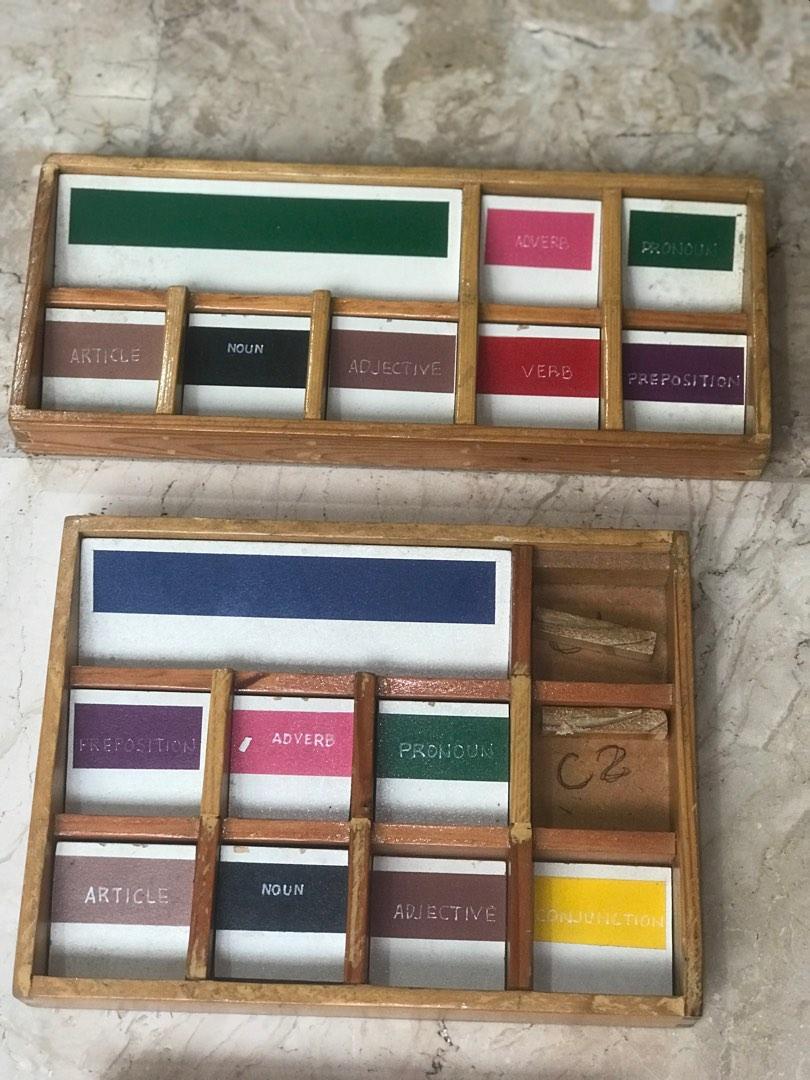 Montessori Grammar Box, Hobbies & Toys, Toys & Games on Carousell