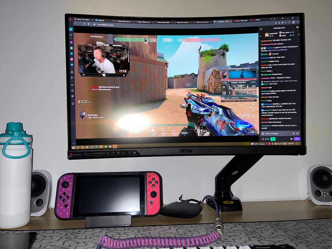 Msi Optix MAG271CR 144hz rgb, Computers & Tech, Desktops on Carousell