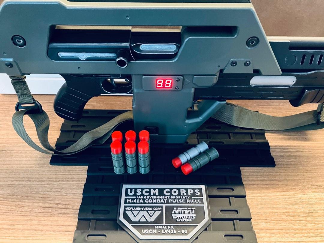 Nerf Limited Blaster - Pulse Rifle Display Conversion, Hobbies & Toys ...