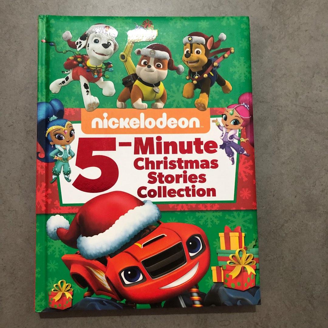 Nickelodeon 5-Minute Christmas Stories Collection (paw patrol, bubble ...