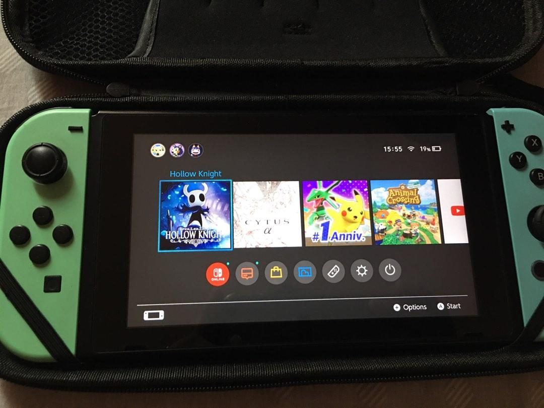 Nintendo Switch v2 ACNH Edition, Video Gaming, Video Game Consoles ...