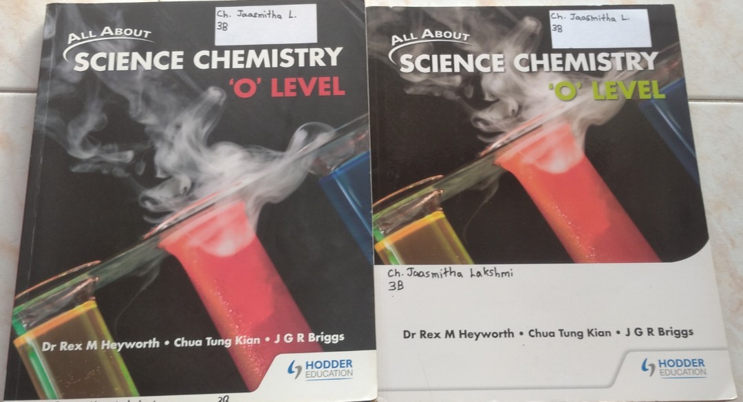 O Level All About Science Chemistry Textbook and Workbook, Hobbies ...