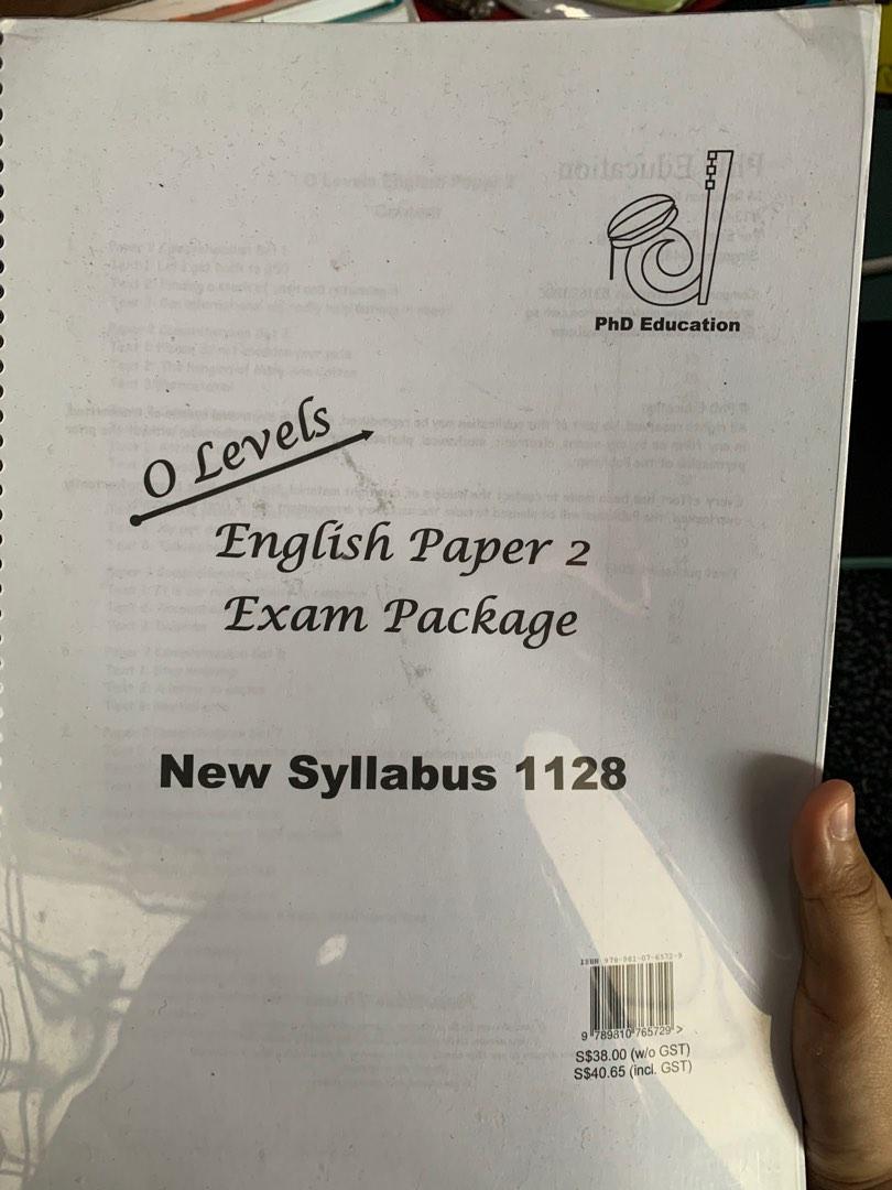 O level English Paper 2 Package, Hobbies & Toys, Books & Magazines ...
