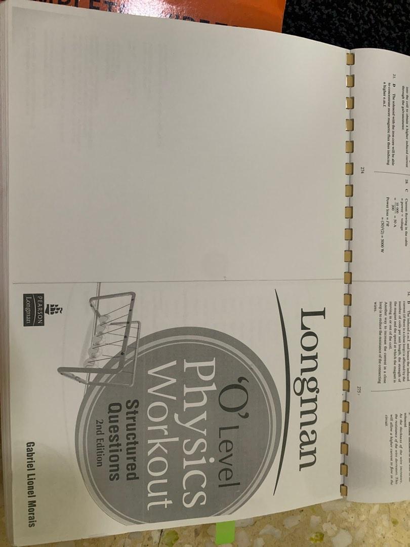 O level Longman Physics, Hobbies & Toys, Books & Magazines, Assessment Books on Carousell