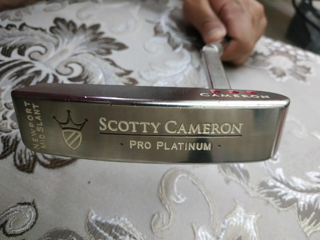 Old classic Titleist Scotty Cameron Pro Platinum Putter, 34", Sports ...